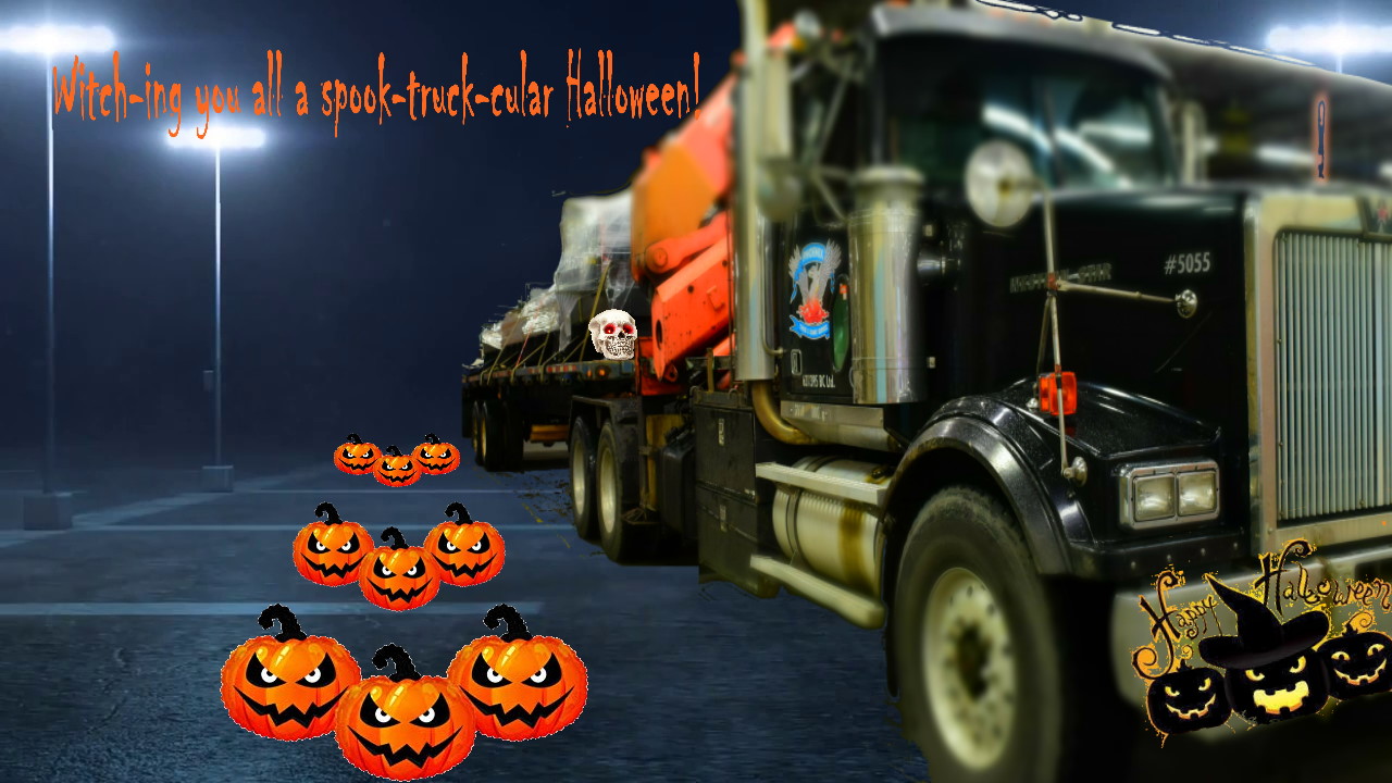 Witch-ing you all a safe-truck-cular Halloween! - Phoenix Truck & Crane